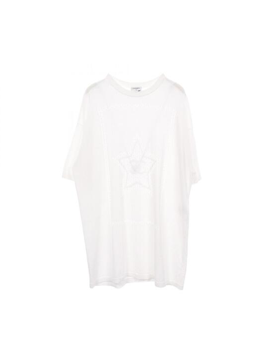 CHANEL | Tops | Chanel Star Coco Mark Oversized Tshirt 282275c4b | Poshmark